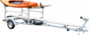 North Woods Sport Trailers, Hobie© Tandem Island + Storage + Kayaks ...