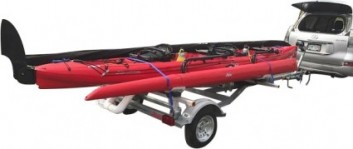 North Woods Sport Trailers, Hobie© Tandem Island + Storage + Kayaks ...